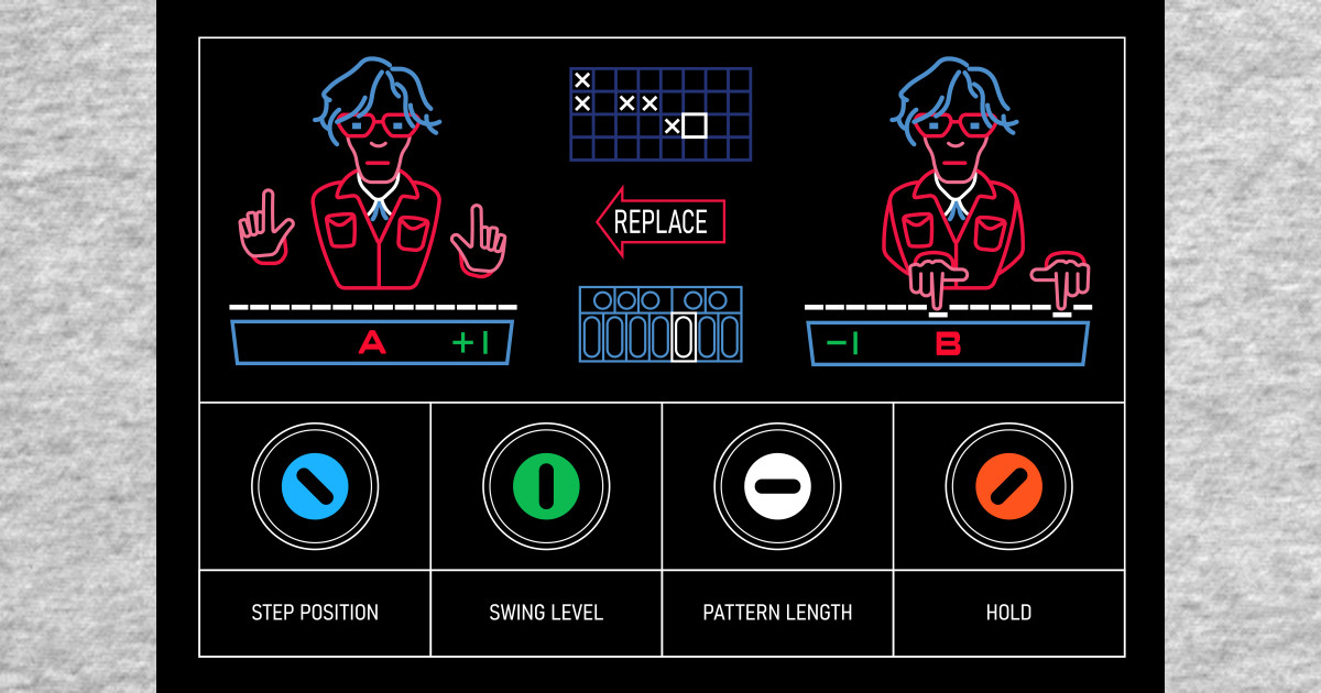 Synthesizer Screen: Sequencer - Synth - T-Shirt | TeePublic