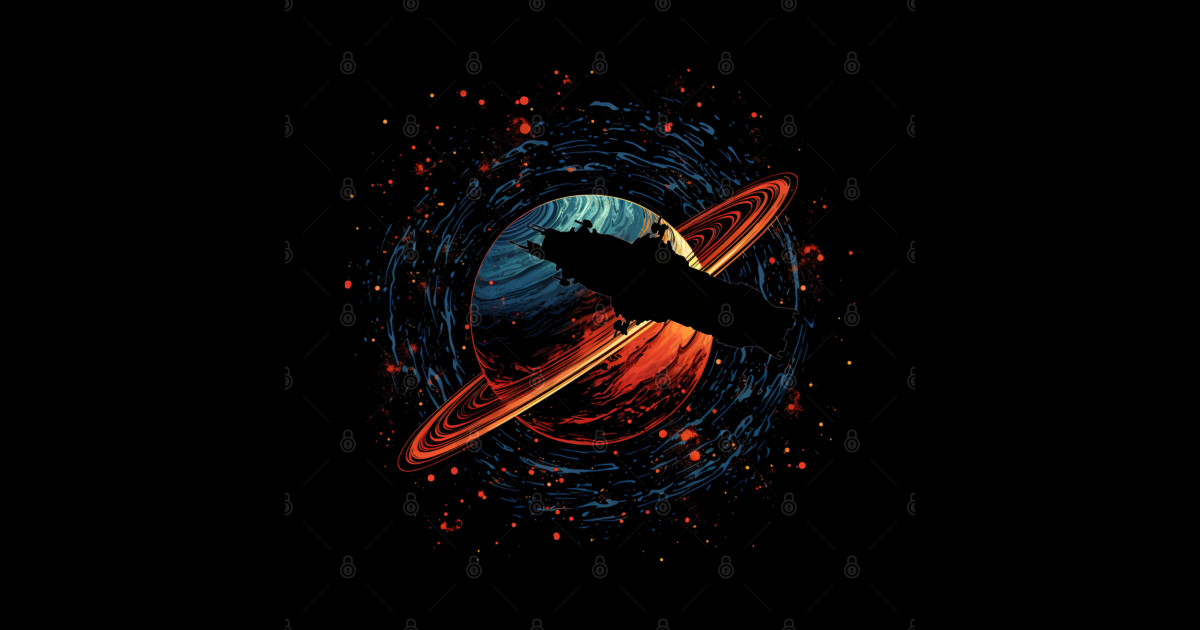 Roci flying by Saturn - Sci-fi - The Expanse - Posters and Art Prints ...