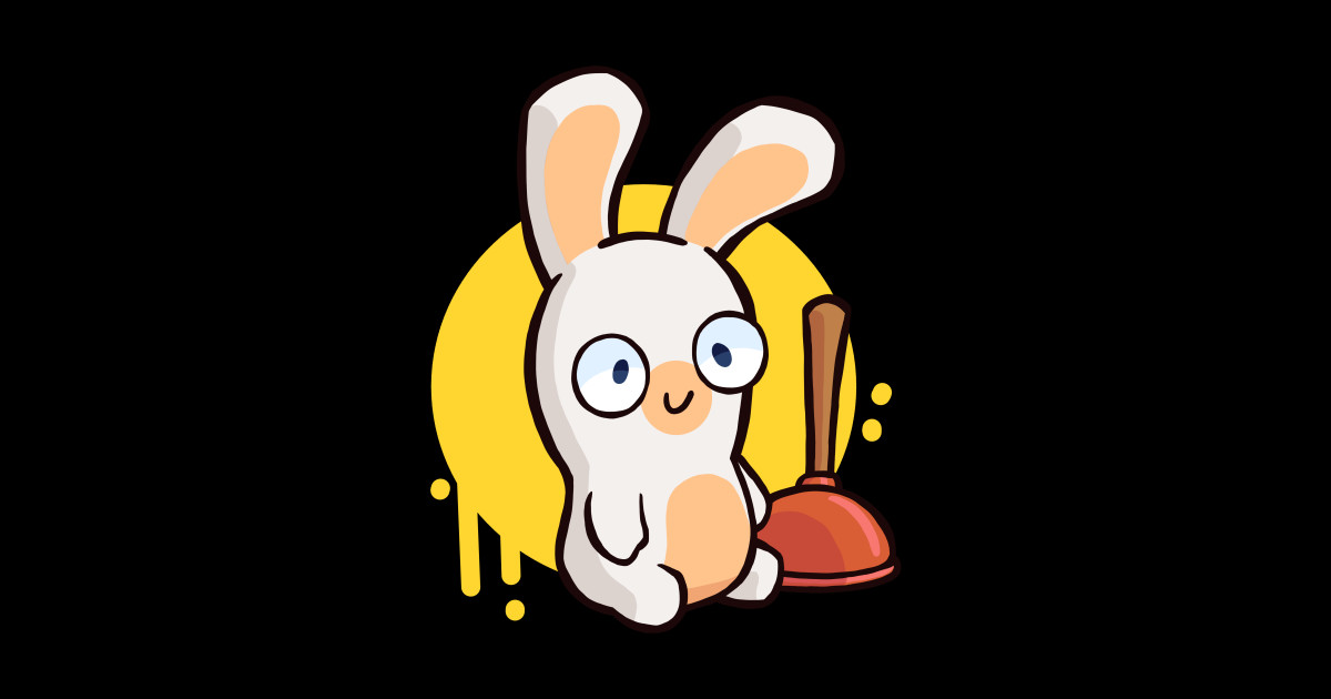 A Little Rabbid - Rabbids - Sticker | TeePublic