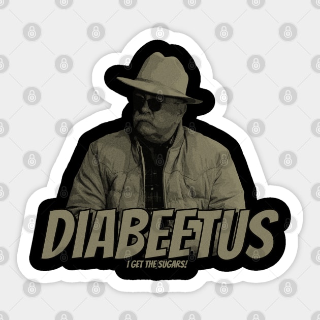 diabeetus vintage style - Vintage - Sticker | TeePublic