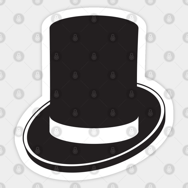 Top Hat - Hat - Sticker | TeePublic