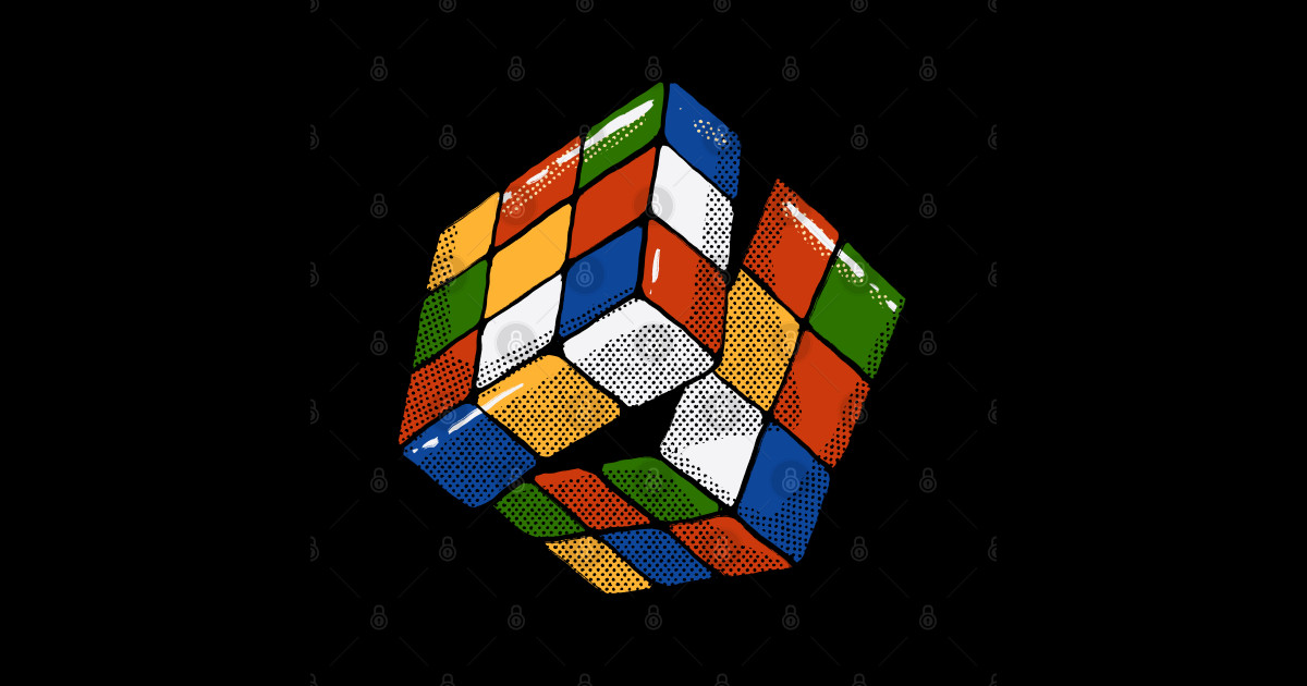 The Rubik's Cube - Cube - Posters and Art Prints | TeePublic