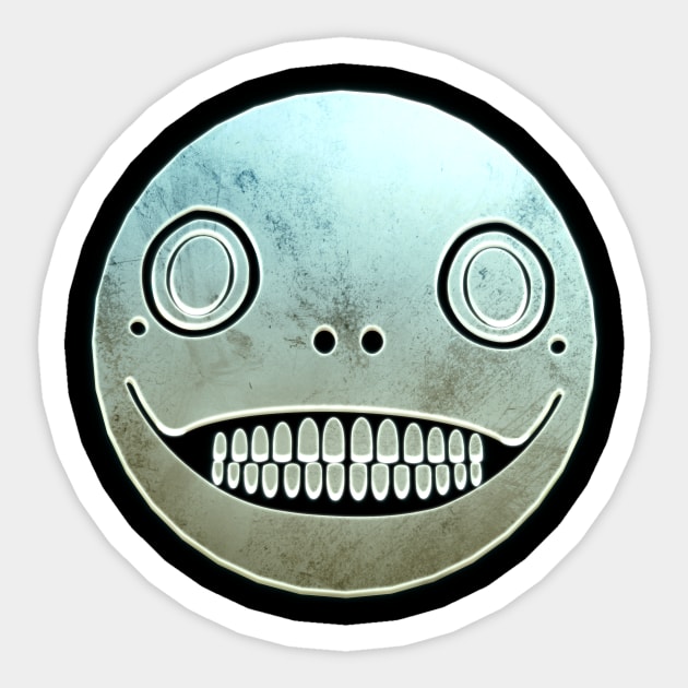 Emil Mask - Nier Automata - Sticker | TeePublic