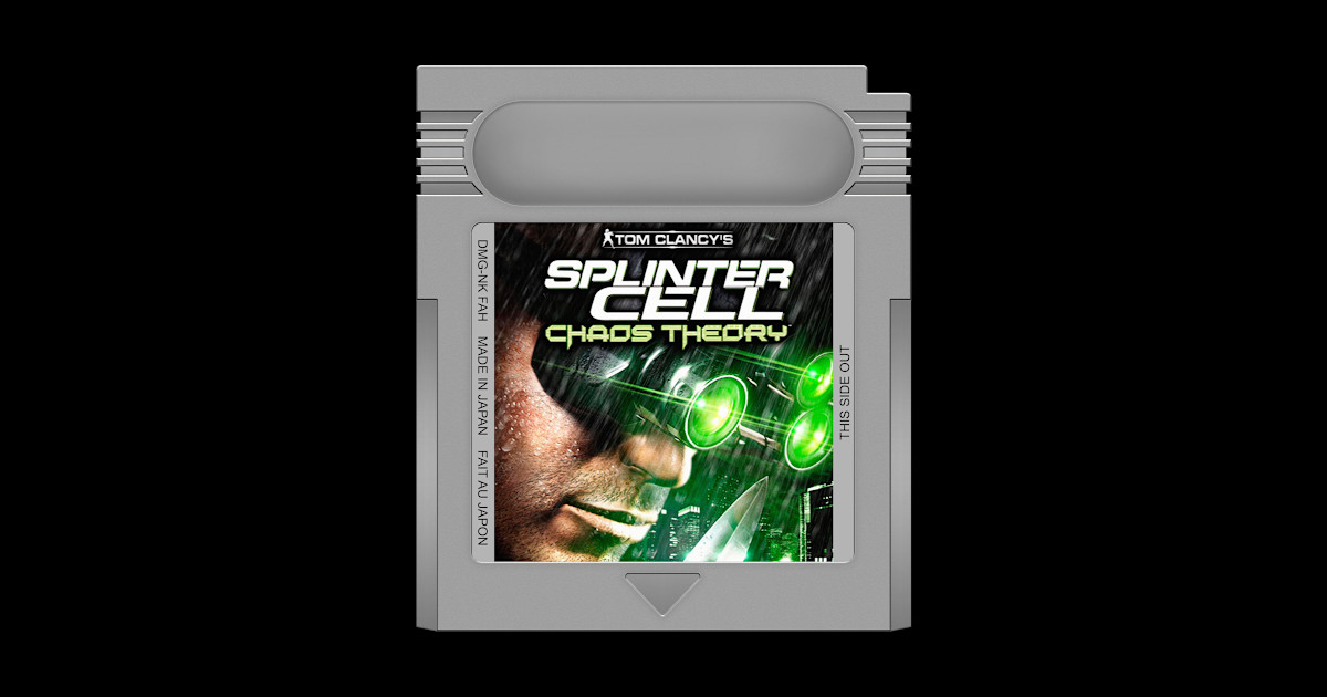 Chaos Theory Game Cartridge 2 - Splinter Cell Chaos Theory - Phone Case ...
