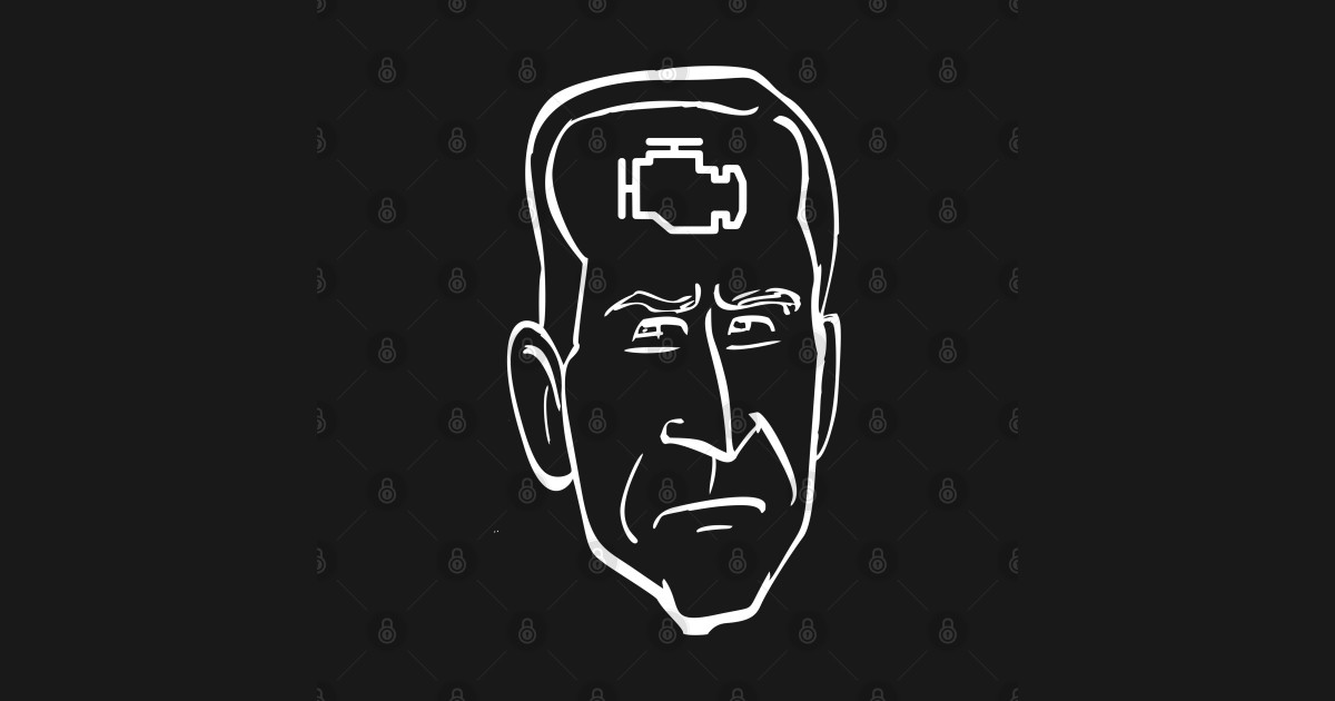 JOE BIDEN CHECK ENGINE LIGHT - Joe Biden Check Engine Light - T-Shirt ...