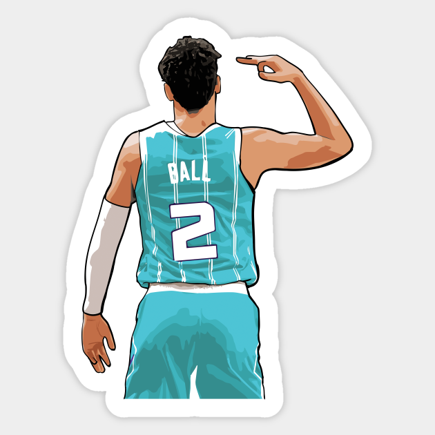 LaMelo Ball Vector Standing - Lamelo Ball - Sticker | TeePublic