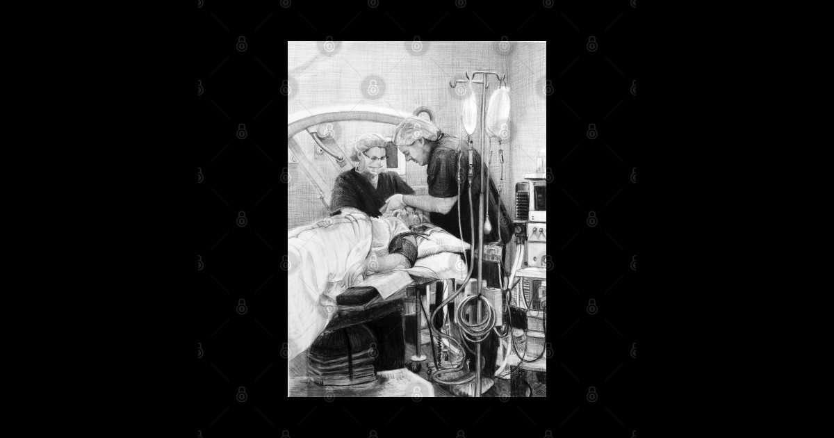 Intubation - Drawing by Avril Thomas - Adelaide / South Australia ...