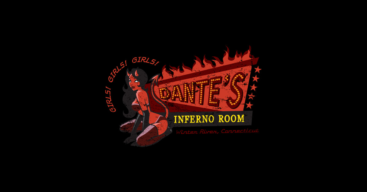 Dante's Inferno Room - Beetlejuice - Sticker | TeePublic