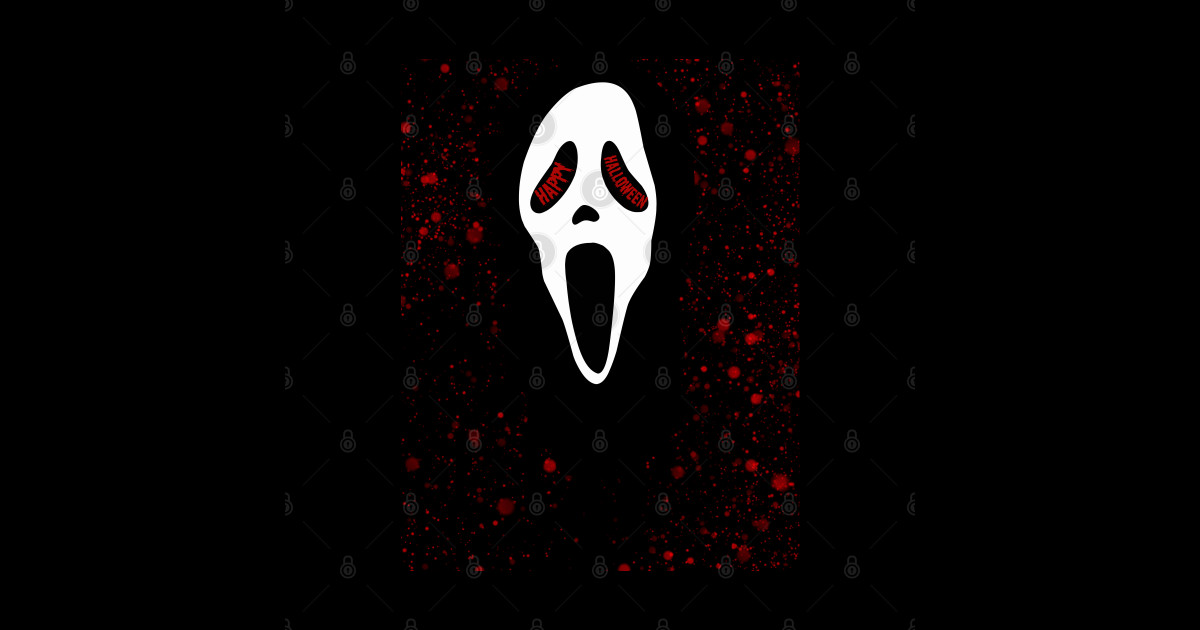 Ghostface Splatter - Ghost Face - Sticker | TeePublic