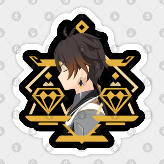 zhong li genshin impact - Zhong Li Genshin Impact - Sticker | TeePublic