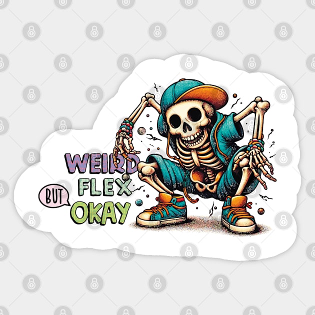 Hip Hop Skeleton - Hip Hop - Sticker | TeePublic