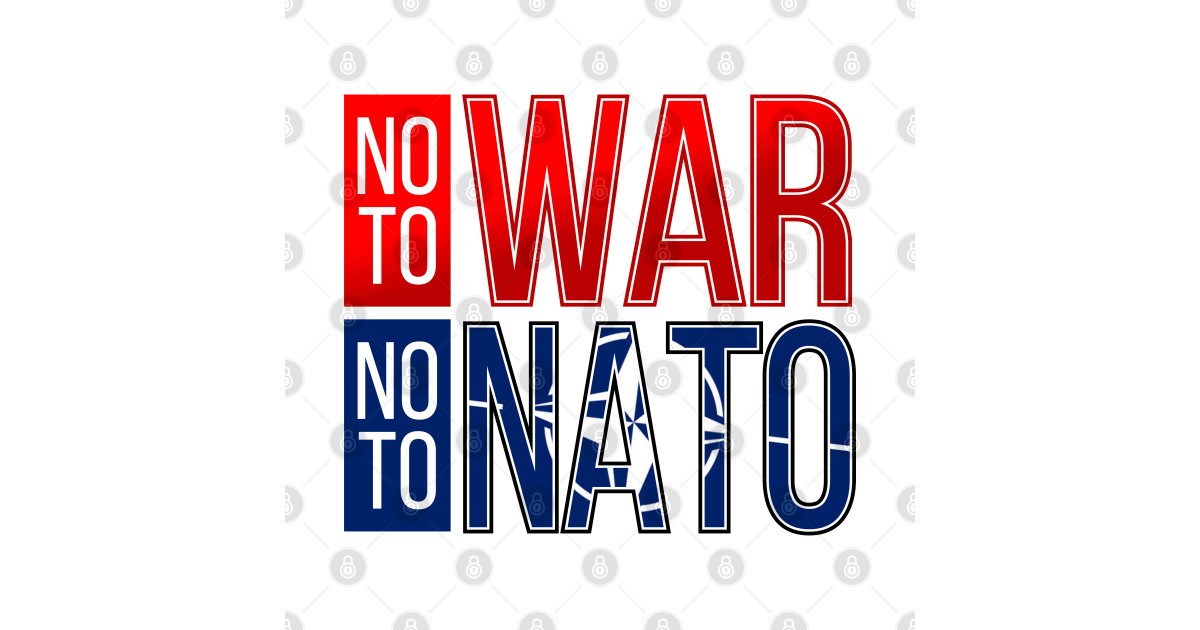 NO TO WAR NO TO NATO - No To War - T-Shirt | TeePublic