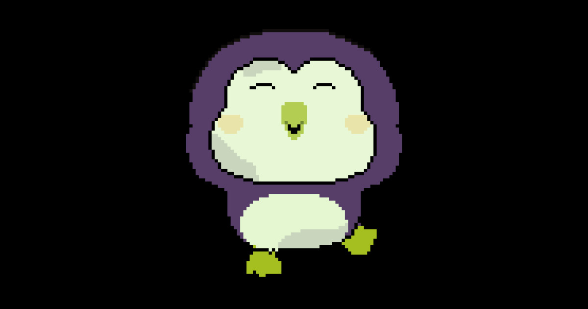Chilly Charm: Pixel Art Penguin Design for Trendy T-Shirts - Pixel ...