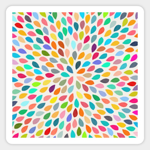 Colourful Abstract Pattern - Abstract - Sticker | TeePublic