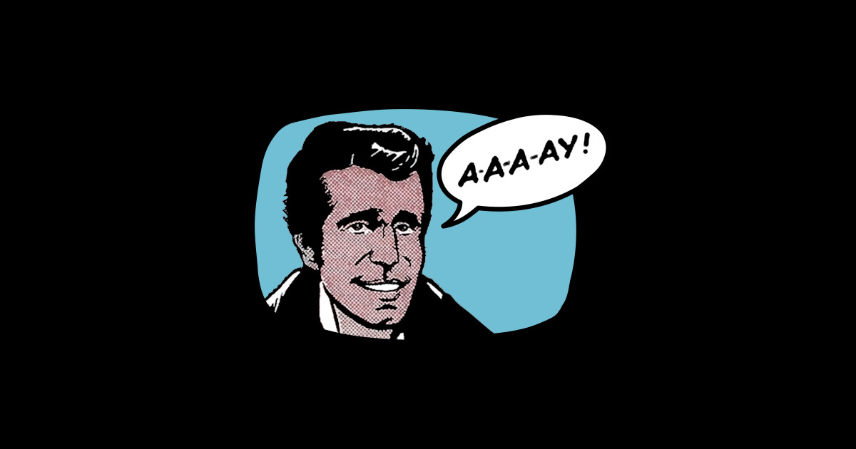 Aaaay! - The Fonz - Sticker | TeePublic