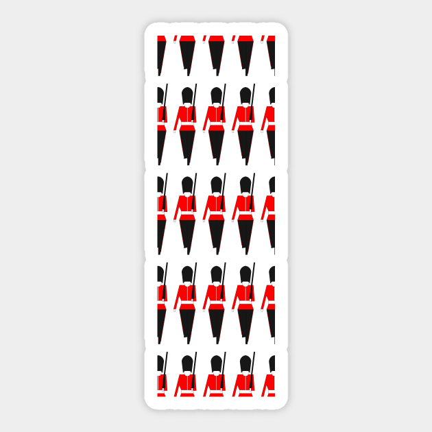 British Railways Trooping The Colour Print - Soldier - Sticker | TeePublic
