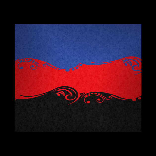 Fancy Swooped And Swirled Polyamory Pride Flag Background Polyamory