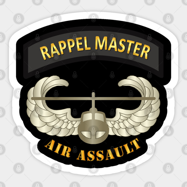Rappel Master Tab w Air Assault Badge - Rappel Master Tab W Air Assault ...