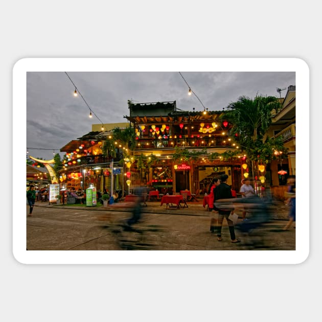 Hoi An - lantern city in Vietnam - Hoi On - Sticker | TeePublic