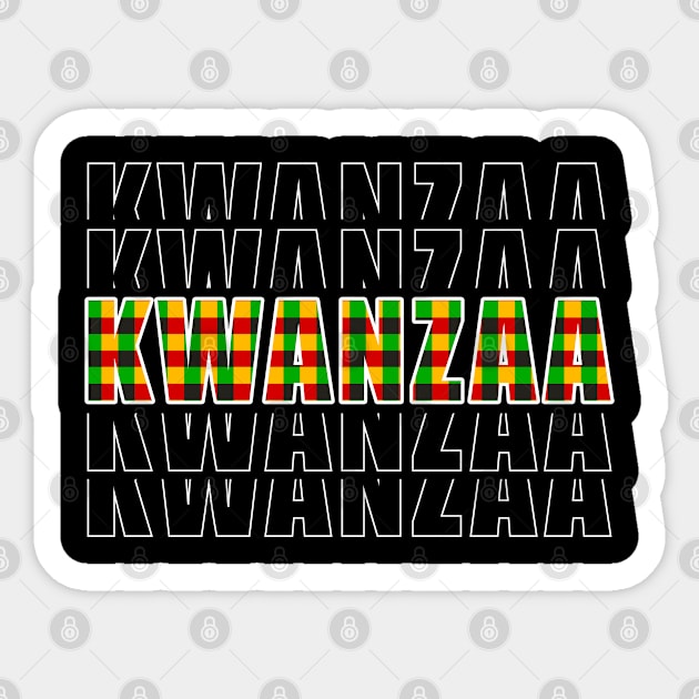 Kwanzaa Pan African - Kwanzaa - Sticker | TeePublic
