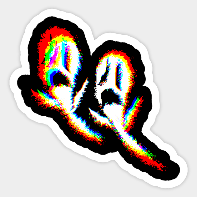 Static Ghost - Ghost - Sticker | TeePublic