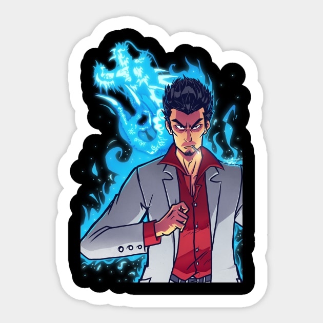 Dragon of Dojima - Yakuza - Sticker | TeePublic