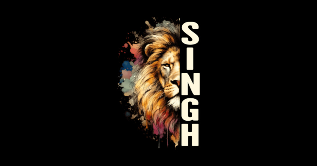 Lion Punjabi Pride Religious Sikh Faith Indian Singh Is King - Sikh ...