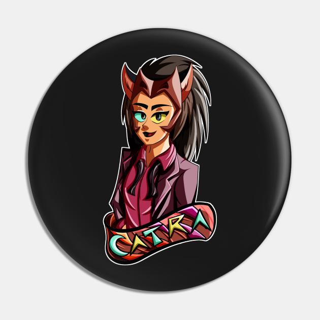 Catra - She Ra Fanart - Scorpia - Pin | TeePublic