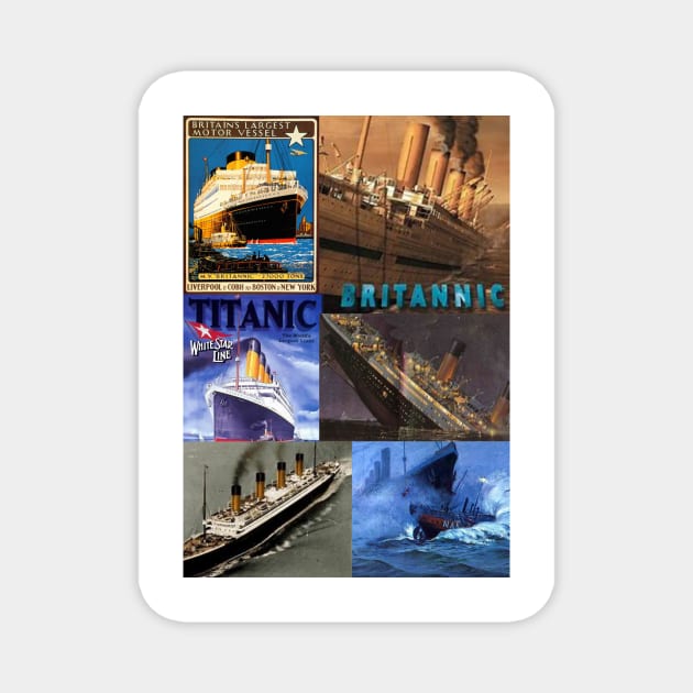 titanic and her sisters - Titanic And Her Sisters - Magnet | TeePublic