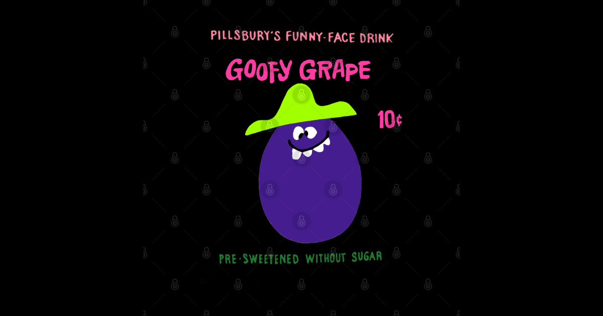Funny Face Drink Mix "Goofy Grape" - Kool Aid - T-Shirt | TeePublic