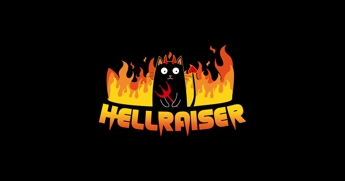 Hellraiser cat - Hellraiser Cat - Sticker | TeePublic