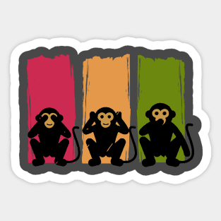 3 monkey signs