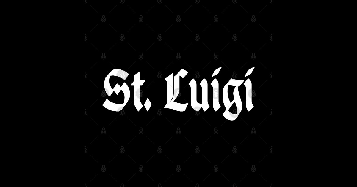 St. Luigi - Old English - White - Front - St Luigi - Posters and Art ...