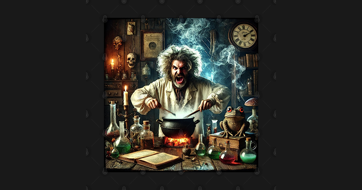 mad scientist 2025 tileartwork - Mad Scientist - T-Shirt | TeePublic