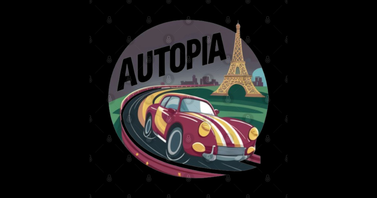 Autopia - Disneyland Paris - Sticker | TeePublic