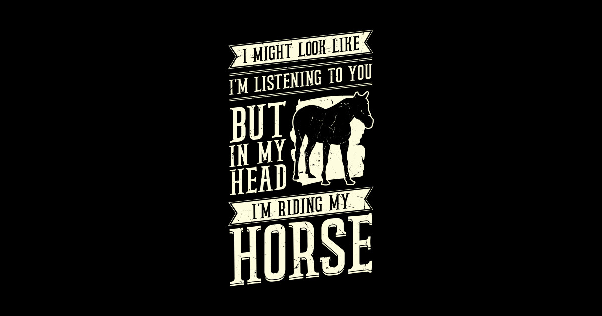 Funny Horseback Riding Equestrian Gift - Horseback Riding - Sticker ...