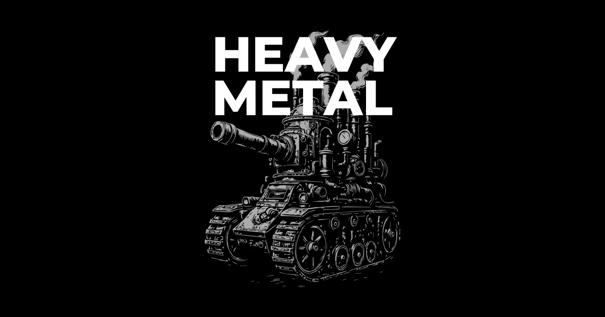 Heavy Metal tank design - Heavy Metal - Sticker | TeePublic