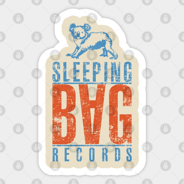 Sleeping Bag Record Music - Defunct Record Label - Sticker | TeePublic