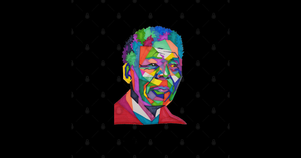 Nelson Mandela - Nelson Mandela - Sticker | TeePublic