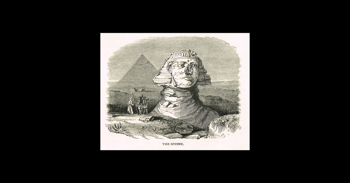 Great Sphinx of Giza & Pyramid Egypt - Great Sphinx - Posters and Art ...