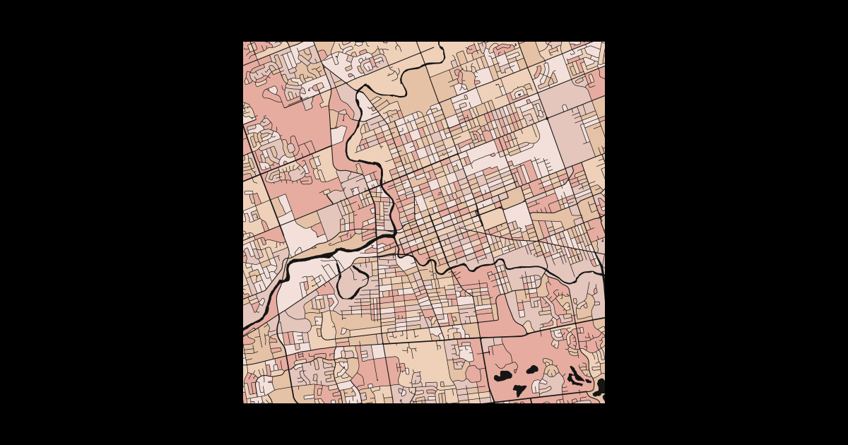 London Map Pattern in Soft Pink Pastels - London Map - Posters and Art ...