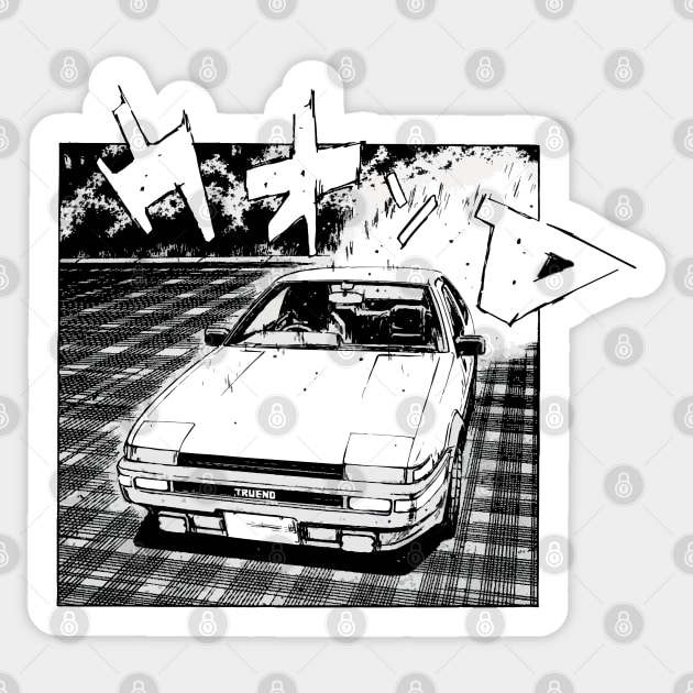 Takumi Fujiwara's Toyota AE86 V3 [ Initial D ] - Initial D - Sticker ...