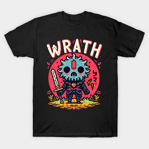 Cute little original character Wrath - Wrath - T-Shirt | TeePublic