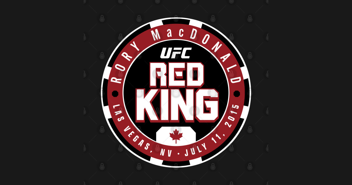 Red King Rory MacDonald - Rory Macdonald - T-Shirt | TeePublic