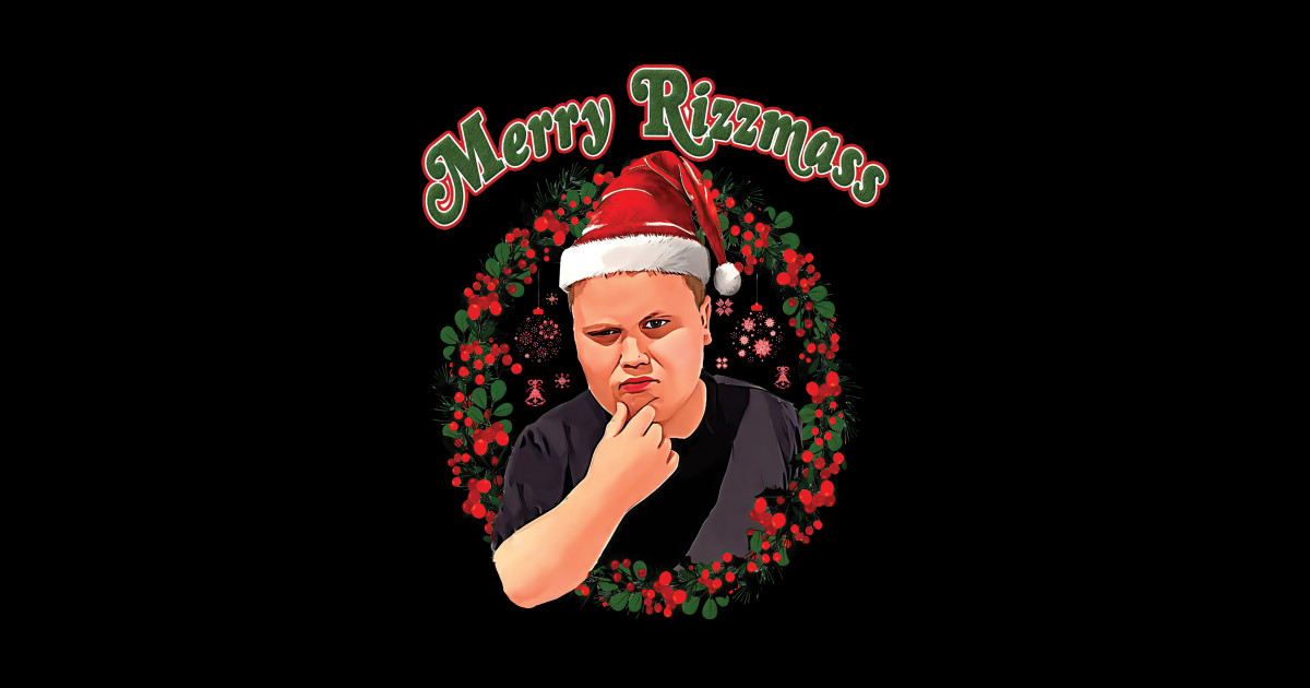 Merry Rizzmass - The Rizzler Christmas - Funny Meme Christmas ...