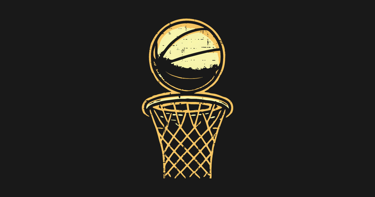 Basketball Ball Ring Retro Baller Player - Basketball Player - T-Shirt ...