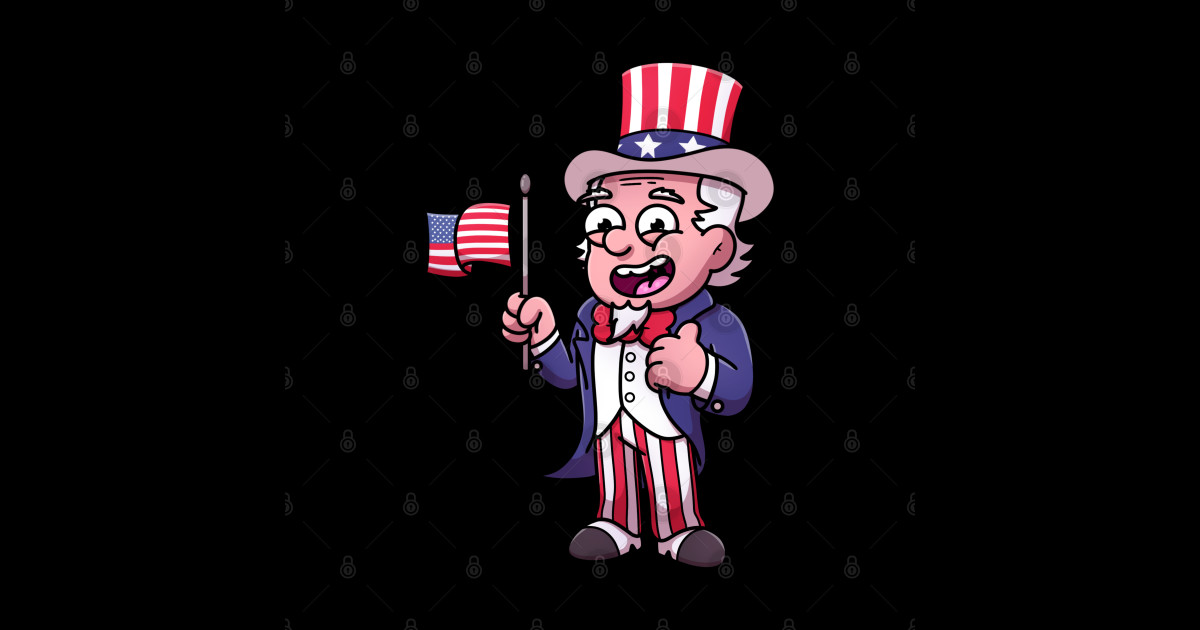 Uncle Sam - Uncle Sam - Sticker | TeePublic