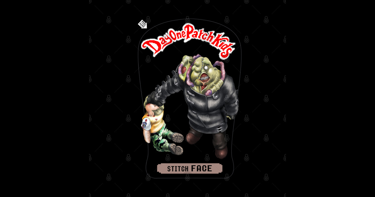 Day One Patch Kids 028 ( Stitch Face ) - Resident Evil 3 - Pin | TeePublic