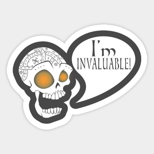 Dresden Files - Bob the Skull Poster - Dresden Files - Sticker | TeePublic