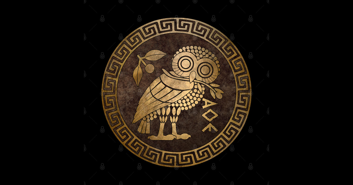 Athens Ancient Greece Athenian Owl Symbol of Goddess Athena - Athens ...